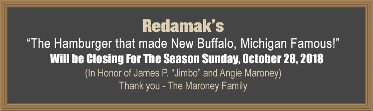 Bite Into a Legend at Redamak’s in New Buffalo, Michigan