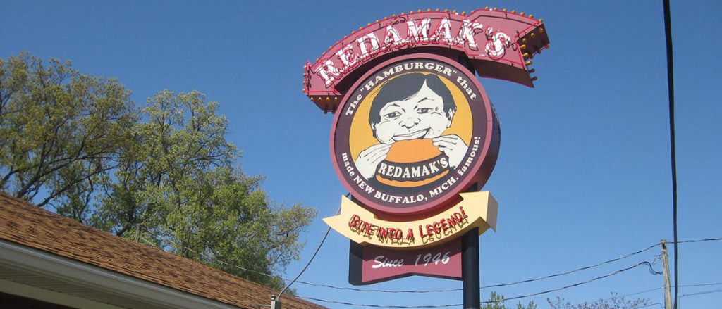 Bite Into a Legend at Redamak’s in New Buffalo, Michigan